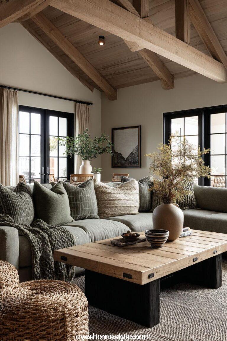 15 Timeless Sage Green Living Room Ideas for a Cozy Rustic Home ...